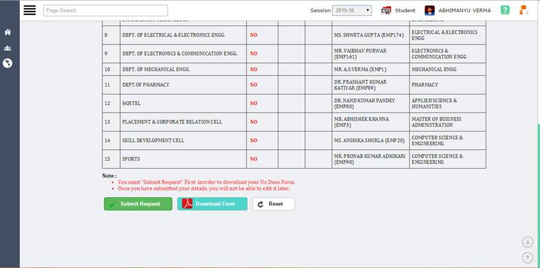 Note: Users are suggested to use the helpdocument of individual forms to know the working ...